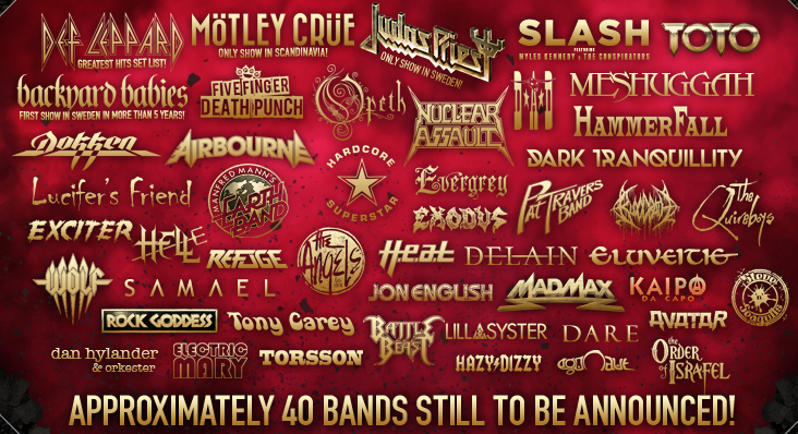 Fechas confirmadas de los grupos en el Sweden Rock Festival 2015 ...