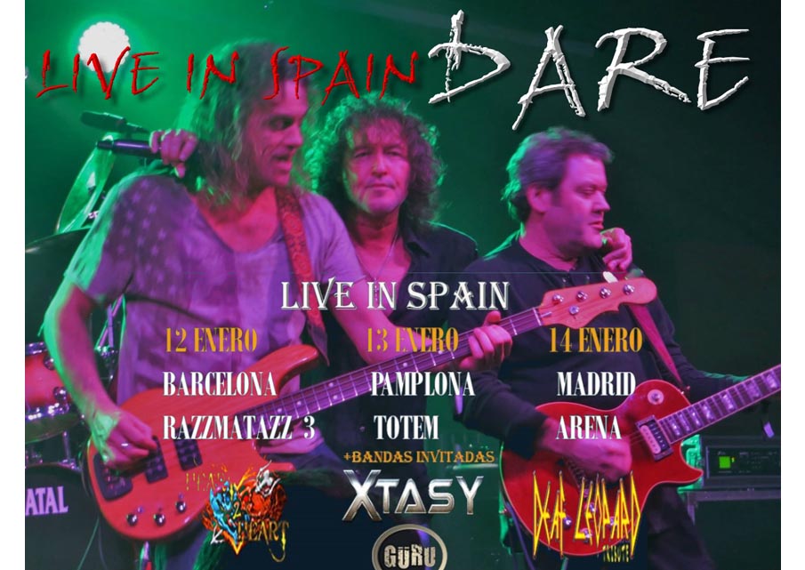 Se acercan los conciertos de DARE en nuestro país: Biografía de la ...