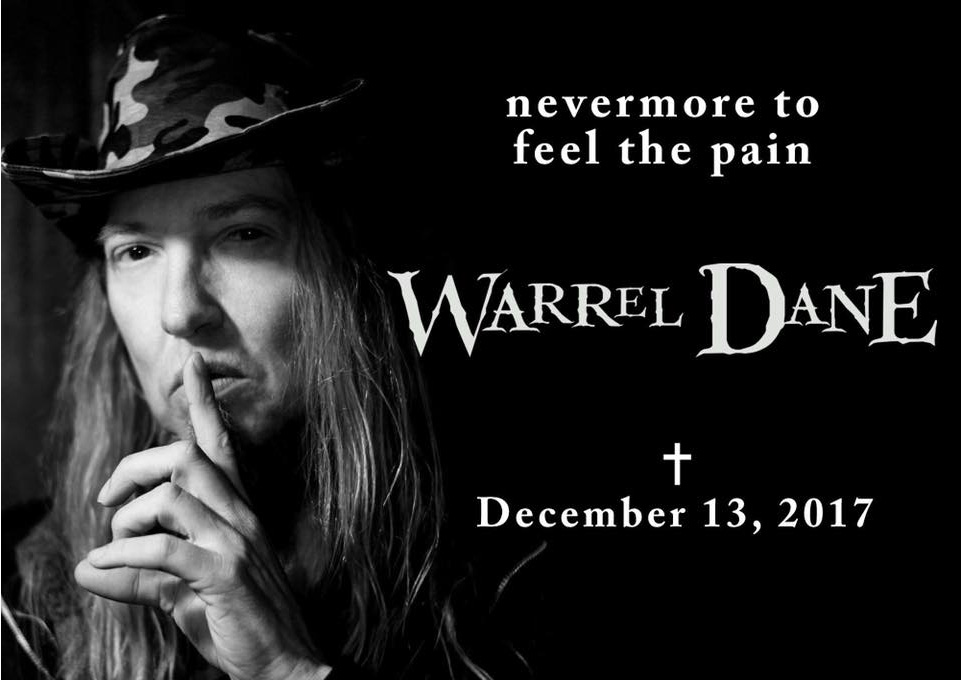Hasta siempre, Warrel Dane, de SANCTUARY y NEVERMORE