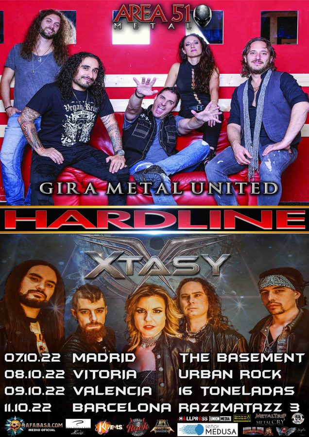 Ya llega la gira de HARDLINE y XTASY a España - Os lo contamos