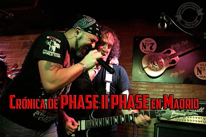 Gran noche de hard rock y AOR con PHASE II PHASE en Madrid