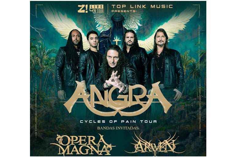 Ya llega la gira de ANGRA + OPERA MAGNA + ARWEN