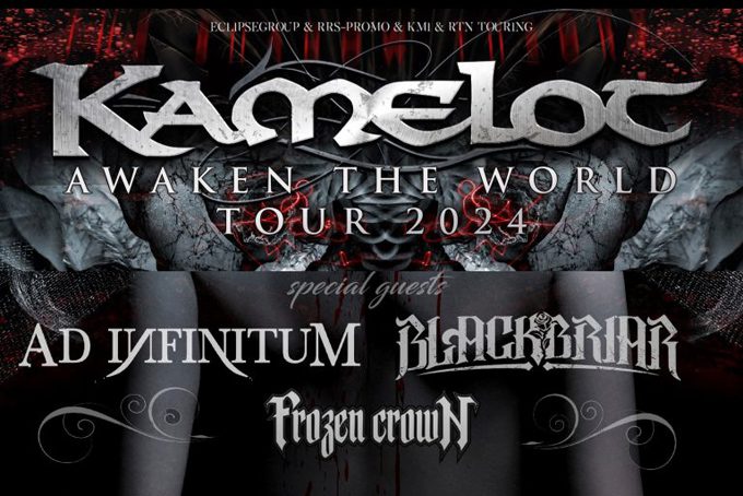 Gira KAMELOT en España (junto a AD INFINITUM y compañía)