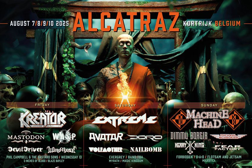 Información del cartel del ALCATRAZ FESTIVAL 2025
